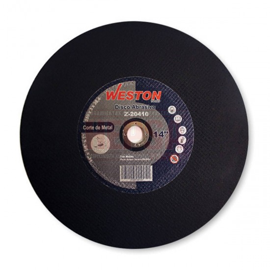 DISCO ABRASIVO 14"X1/8"X1" DOBLE MALLA WESTON Z-20410